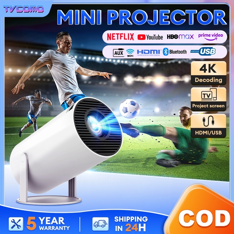 Projector mini projector 4k portable projector WIFI With bluetooth LCD ...