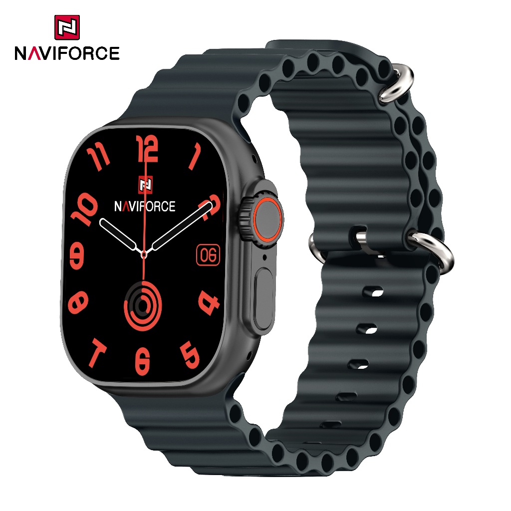 NAVIFORCE Rugged Military Smart Watch Men 400mh Large Battery Heart ...