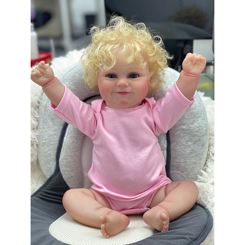 50CM Lifelike Full Body Maddie Soft Silicone Vinyl Reborn Doll Hand ...