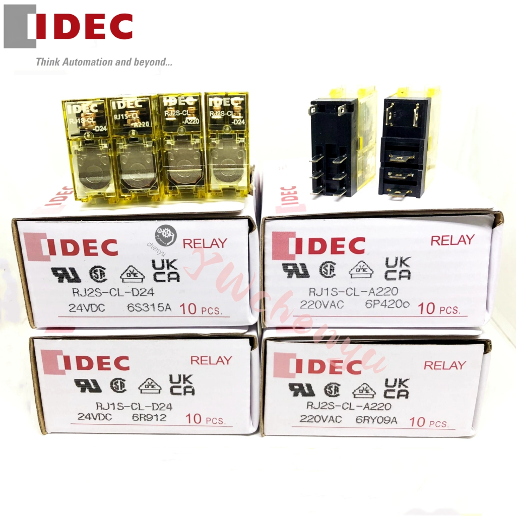 IDEC Thin Intermediate Relay RJ2S-CL-D24 DC24V D12 A220 A110 A24 RJ1S ...