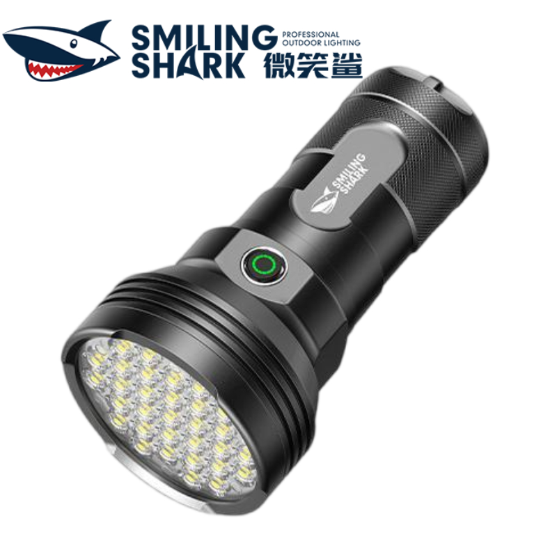 Smiling Shark Torch Light Led*31 8000LM Super Bright Touchlight ...