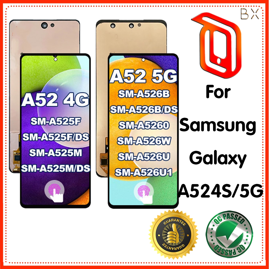 OLED For Samsung Galaxy A52 5G LCD A528 A528B Display For A52 4G A525F LCD For A52 5G A526B ...