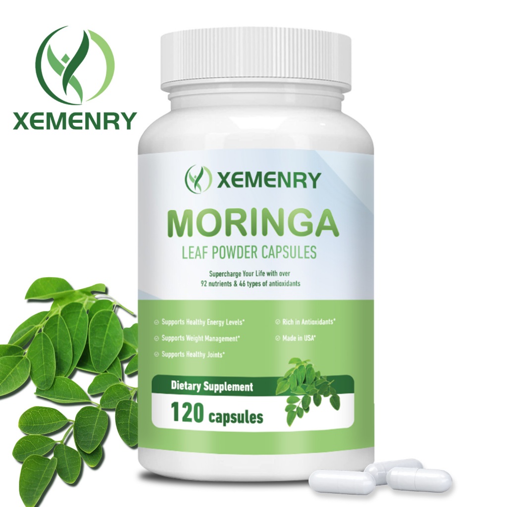 Moringa - 120 Capsules - 100% Pure Single Source Moringa Leaf Powder ...