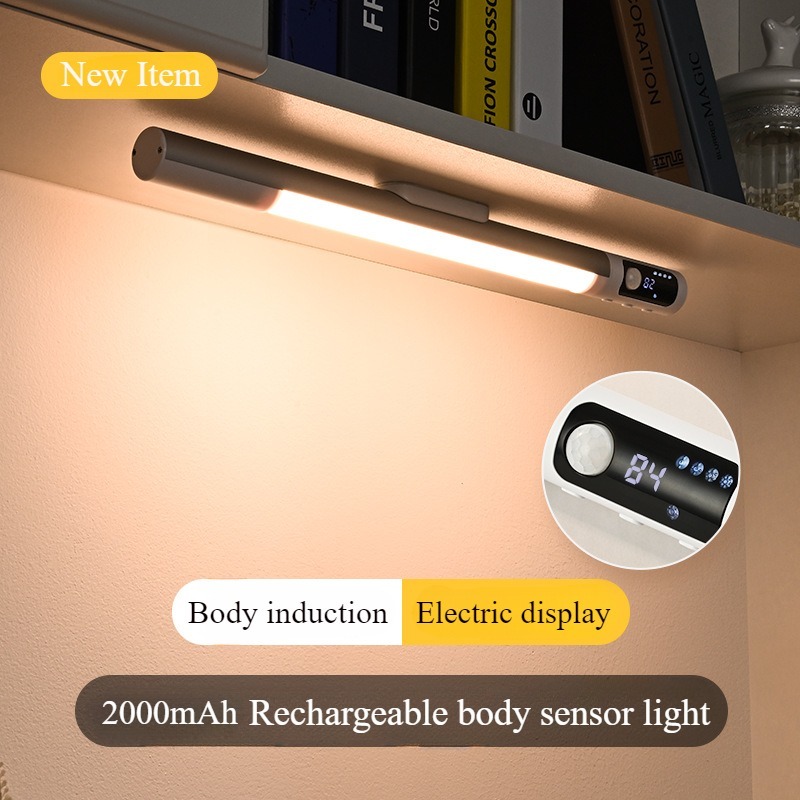 2000mAh Intelligent human body sensor LED Lamp, Long strip magnetic ...