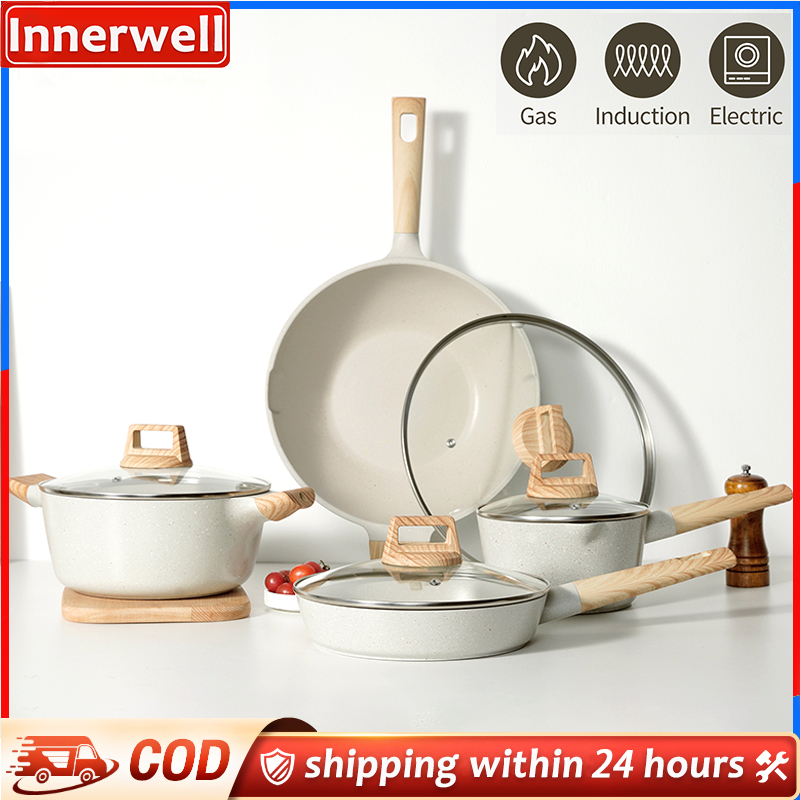 [Innerwell and honhey] jointly sold 8PCS Maifan Non Stick Stone Coating ...