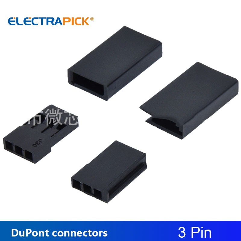 Electrapick 50pcs DuPont rubber shell 2.54mm shell anti reverse ...