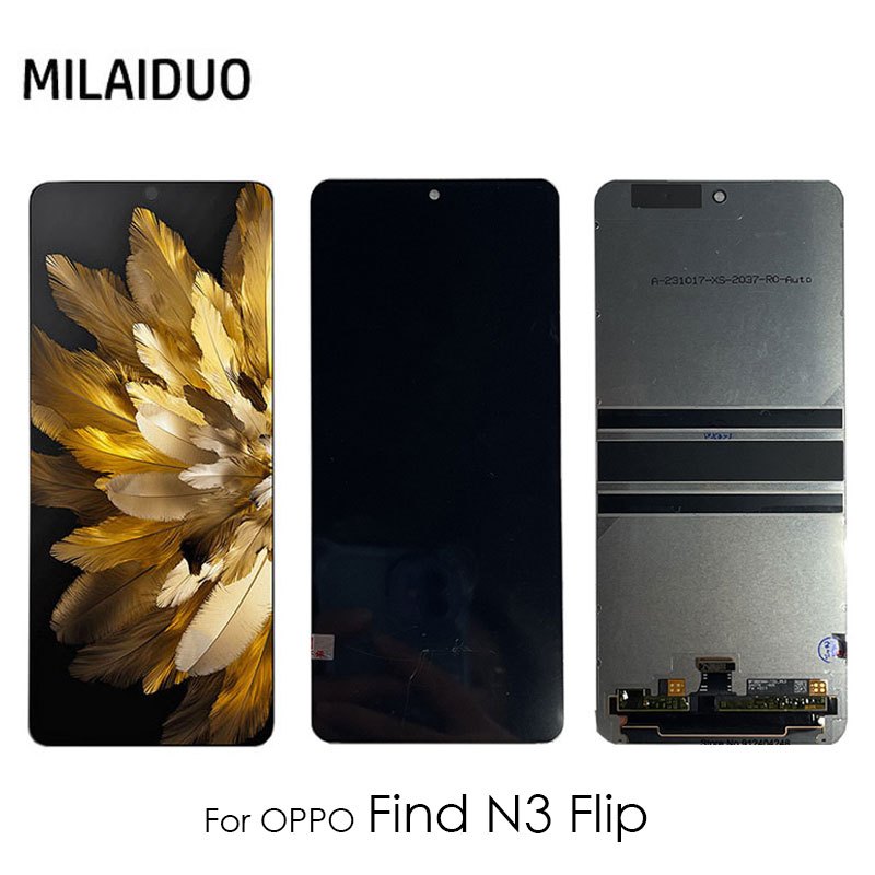 6.8"Original AMOLED For OPPO Find N3 Flip Foldable LCD PHT110 CPH2519 ...
