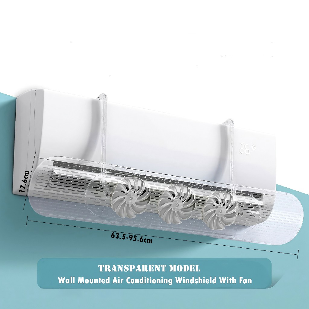 Adjustable Air Conditioner Windshield 360° Aircond wind deflector ...