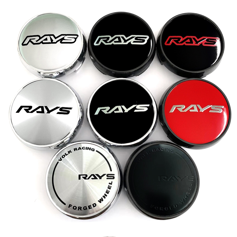 4pcs 65mm Car sport rim wheel cap VOLK RACING RAYS Volk Racing Rays ...