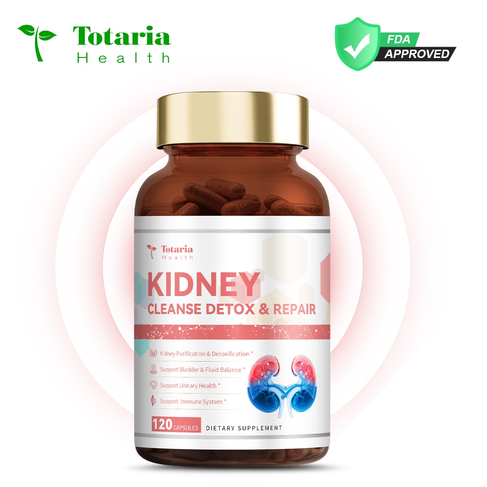 Totaria Premium Kidney Supplement – Powerful Kidney Cleanse Formula with Cranberry Extract Helps ...
