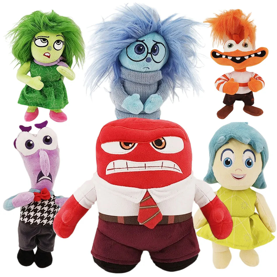 Movie Inside Out 2 Plush Toy Cartoon Anxiety Envy Embarrassment Ennui ...