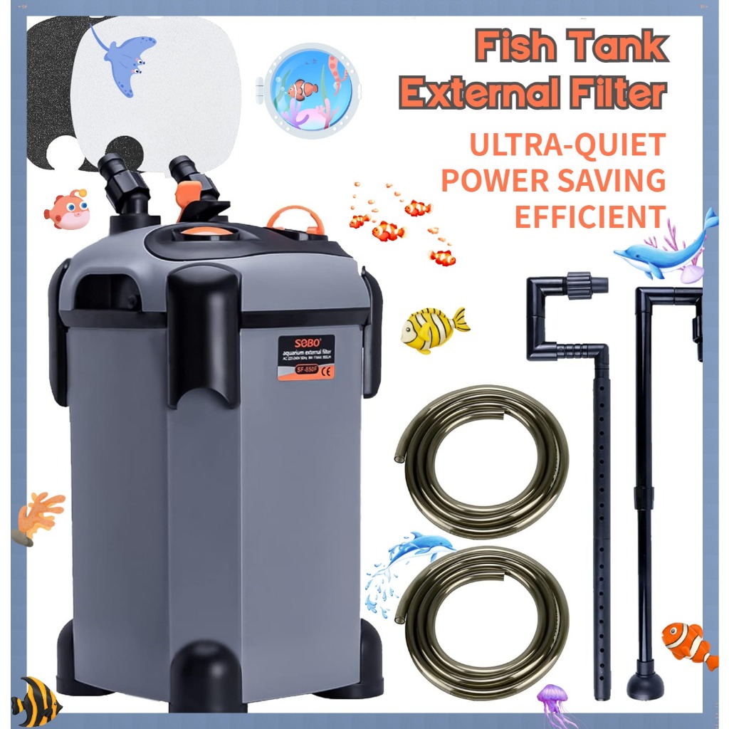 Aquatic SOBO Canister External Filter with UV SF-650F/SF-850F/1000F ...