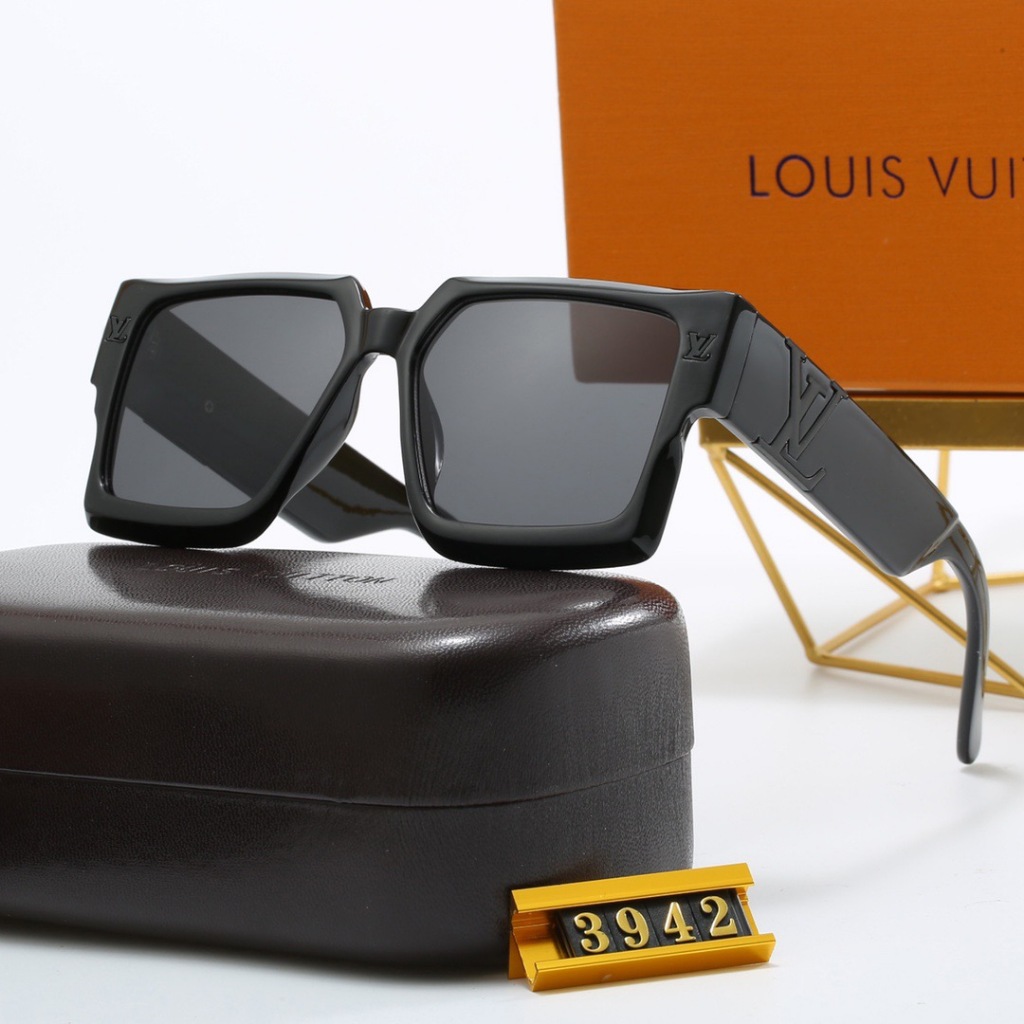 2024 luxury brand retro fashion classic men's square sunglasses ...