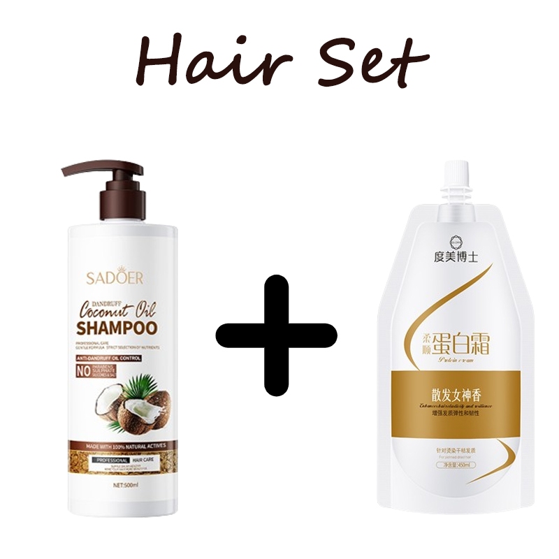 HB Anti-Dandruff Shampoo Coconut Shampoo Hair Mask Hair Set Kelemumur Shampoo Relieve Itchy ...