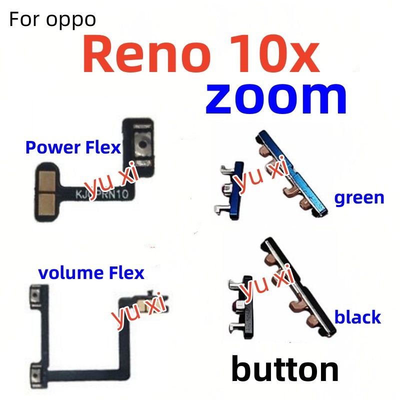 Power volume button flex For oppo reno 10x zoom Side key Switch ON OFF ...