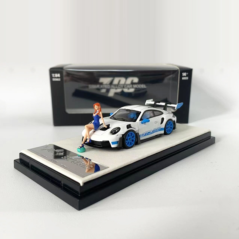 TPC 1:64 Model Car Porsche 911 992 GT3 RS Alloy Die-Cast Sport Vehicle ...