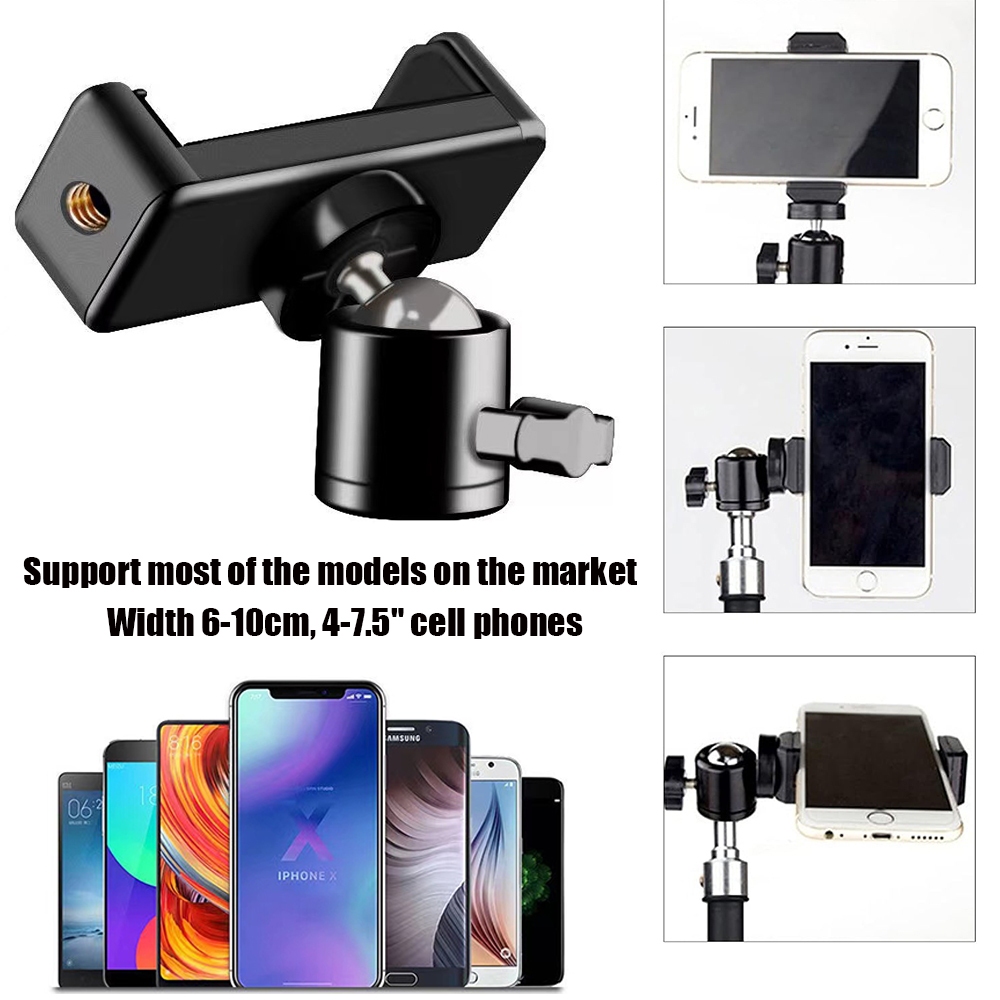Cell phone stand tripod cantilever cell phone clamp rotating clamp ...