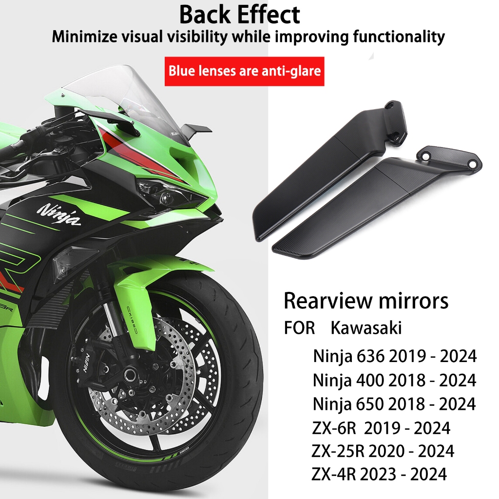 Motorcycle Aaccessories Black Rear Mirrors Side View Mirrors Rearview ...