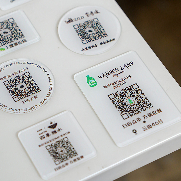 Customized Stickers Table Stickers Scan Code Ordering QR Code Table ...