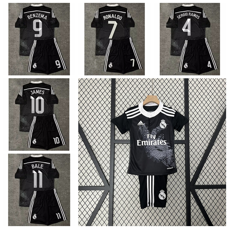 2014-15 Season Real Madrid Retro Second Away Football Kids Jersey Kit ...