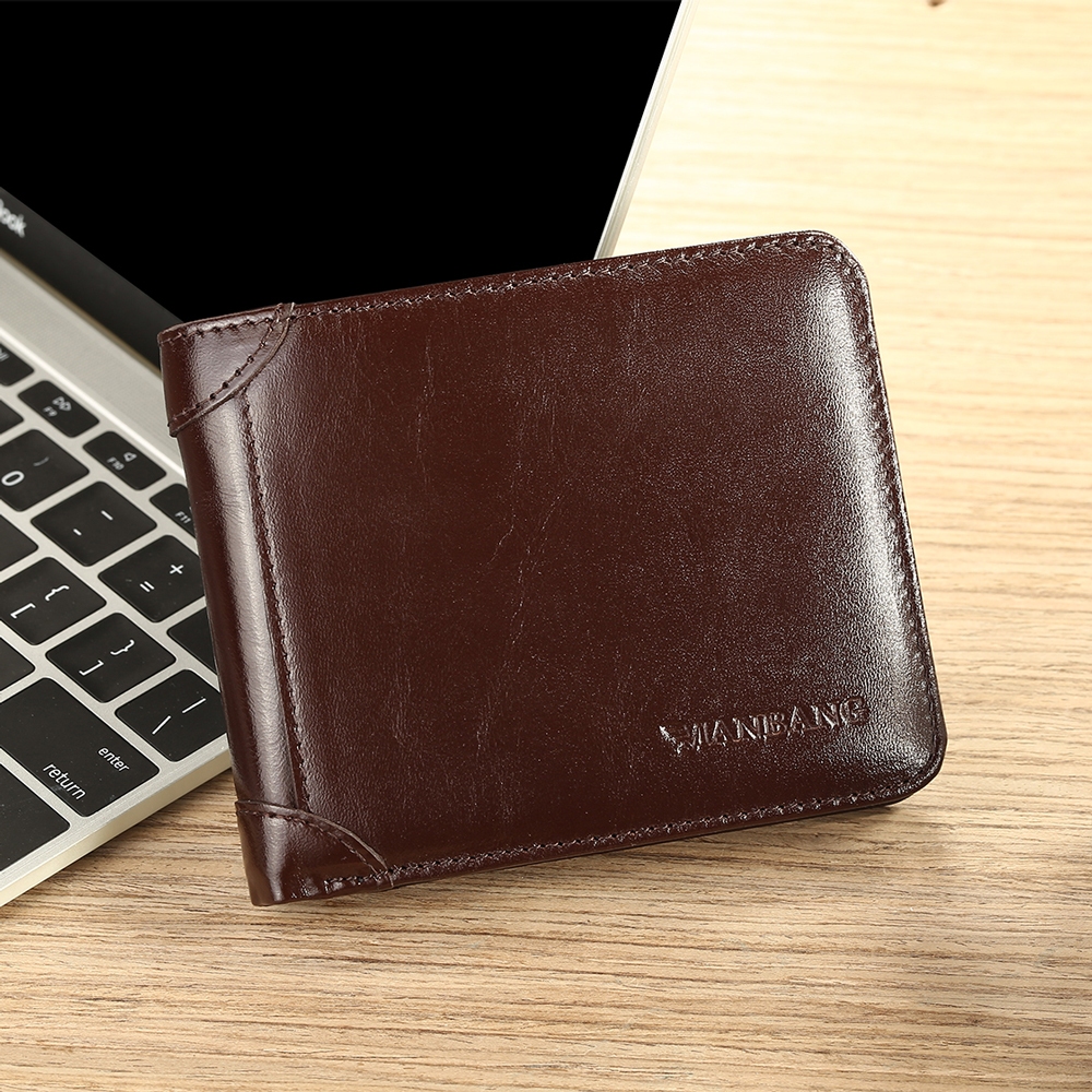【Genuine Cow Leather/ Free Shipping/ Gift Box】MANBANG Brand Men's ...