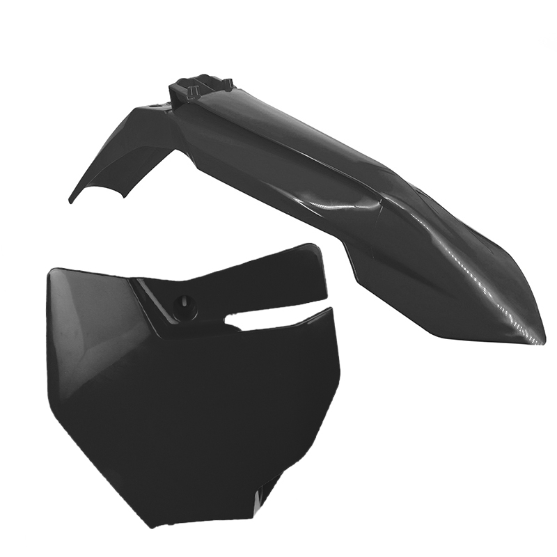 Motocross Front Number Plate Enduro Front Fender EXC Mudguard Kit For ...