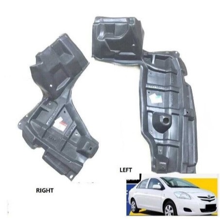 Engine splash guard protection plate for Toyota Vios 2008 2009 2010 ...