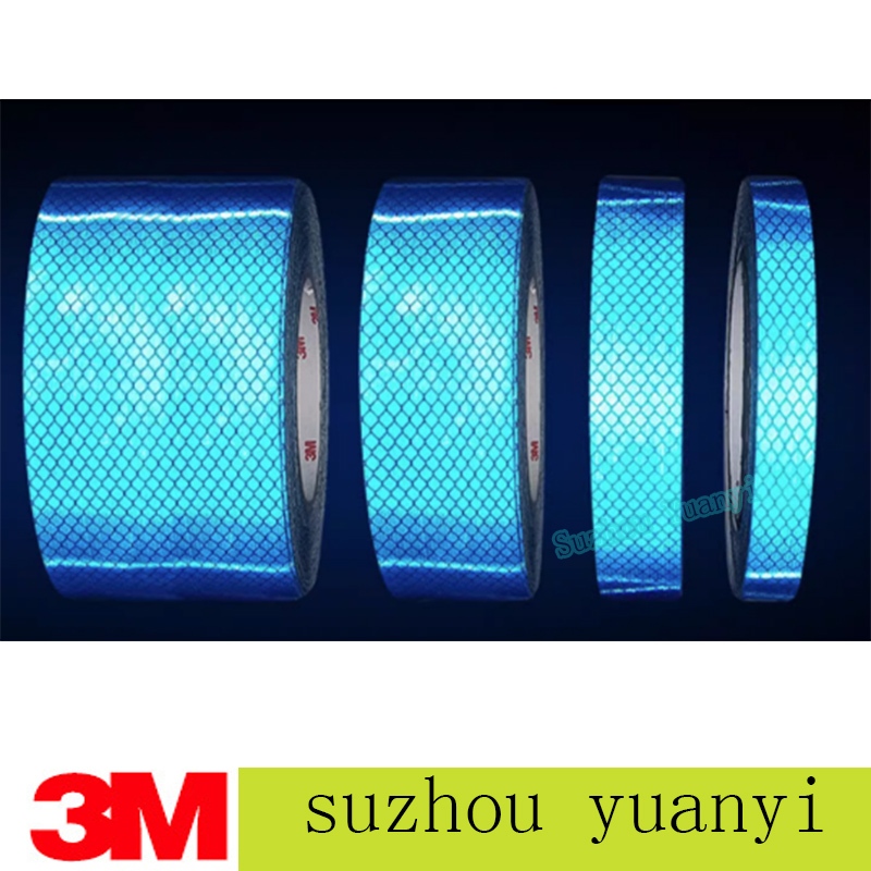 3M Reflective Sticker Tape 3M 4095 Blue Diamond-Grade Reflective ...
