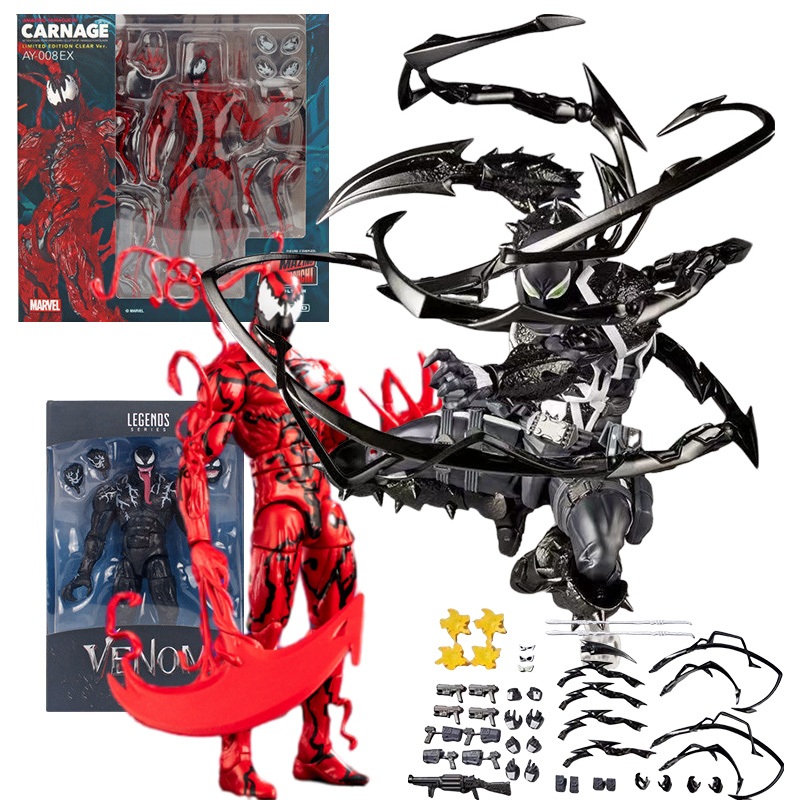 SHF Venom 2 Let There Be Carnage Articulado Action Figure Model Toy ...