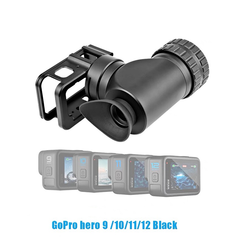 GoPro Hero 12/11/10/9 Camera Adapter Bracket Scope Side Black Aluminum ...