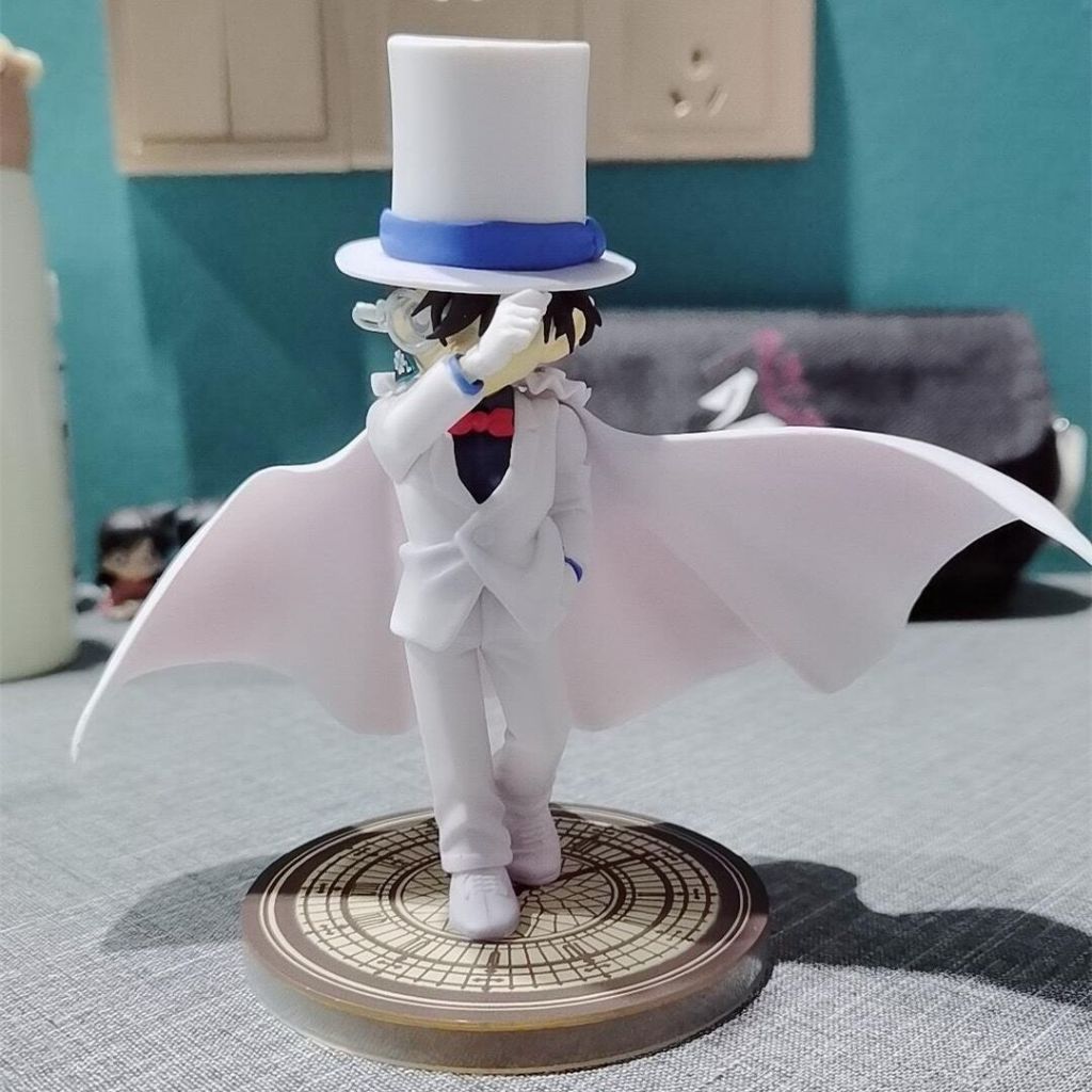 13cm Anime Detective Conan Kuroba Kaito Conan Edogawa Cute Model Figure ...
