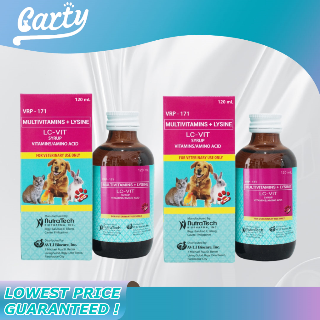 LC Vit Multi-vitamins Syrup, Pet Multivitamins Cat Dog Vitamins ...