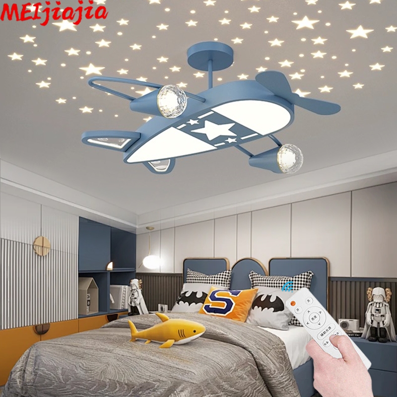 2024 New aircraft lights Bedroom ceiling chandelier simple modern ...