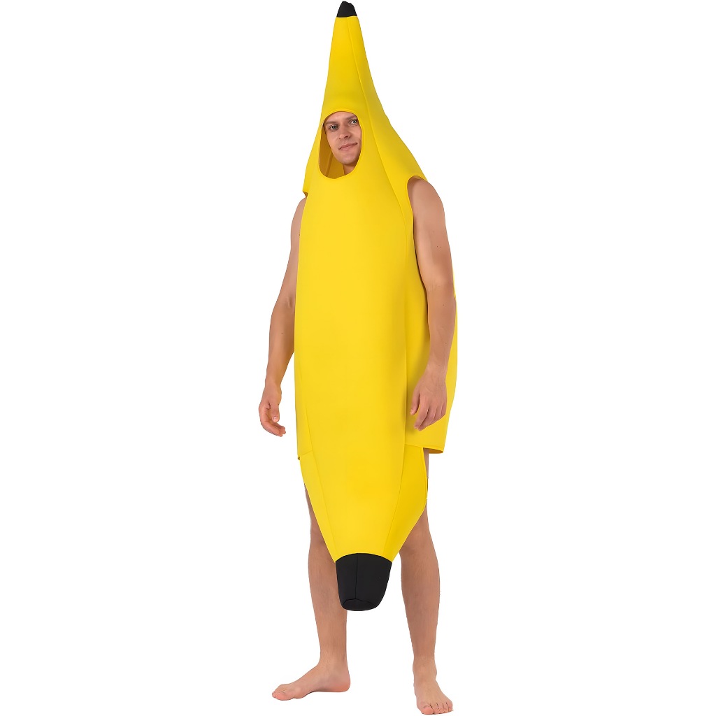 Banana Costume Fruit Jumpsuit Props Fruit Cosplay Costumes Suit Banana ...