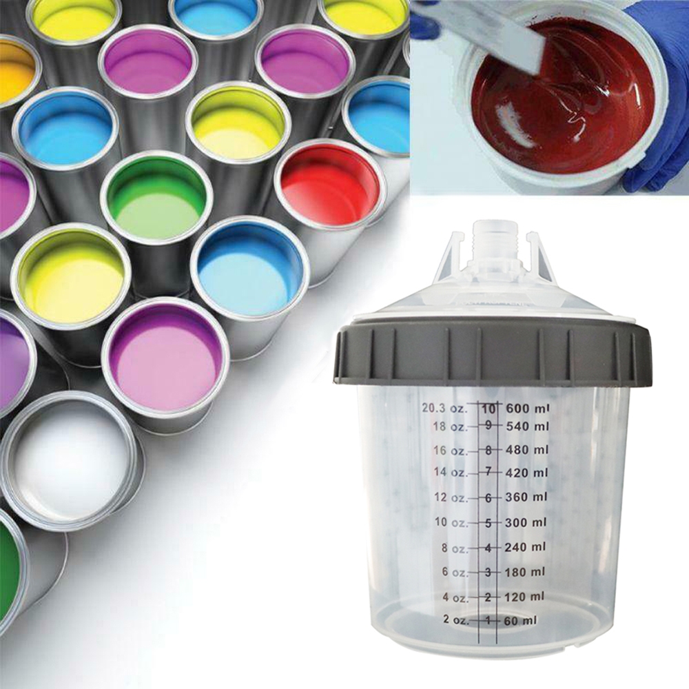 Spray Gun Paint Mixing Cup H/O Quick Cup Spray Gun Tank 160ML/300ML ...