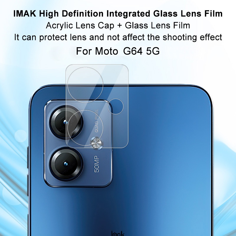 imak Motorola Moto G64 5G HD Ultra Thin Lens Film + Lens Cap 2 in 1 ...