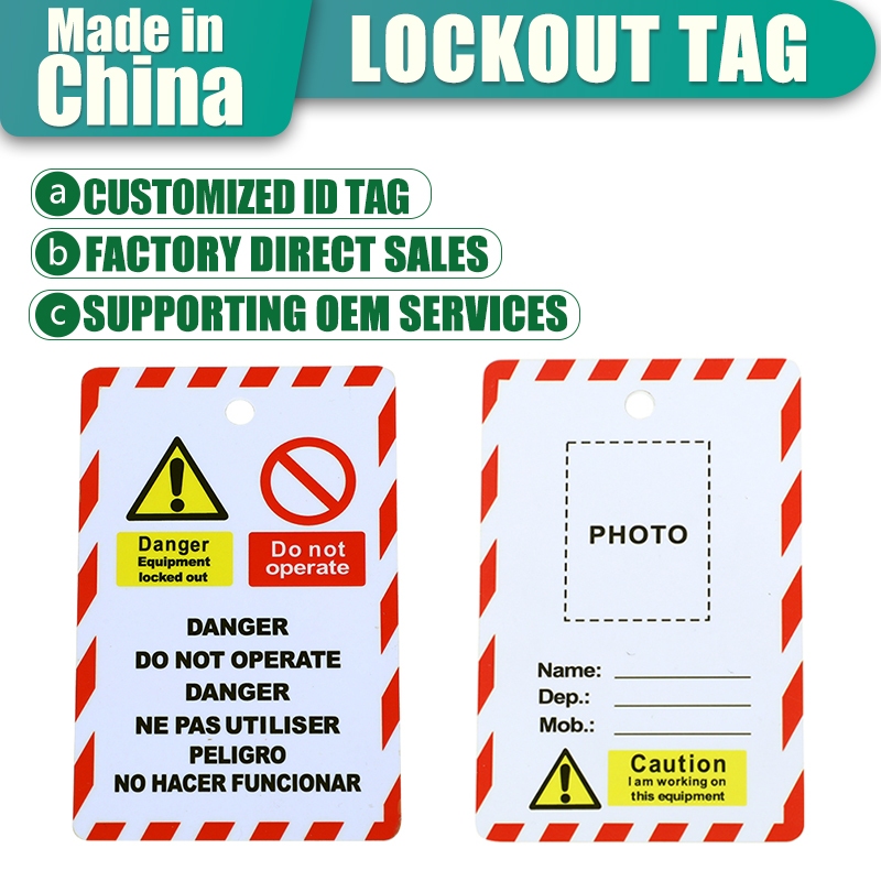 Pvc Safety Warning Tag No Operation Tag Locking Padlock Tag Danger ...