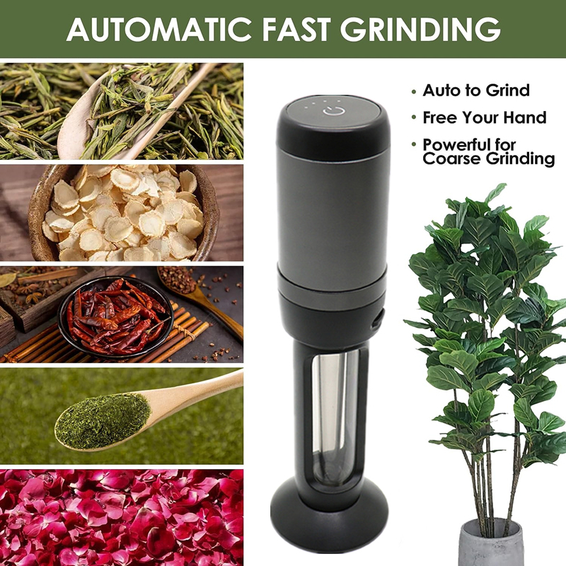 Electric Automatic Herb Grinder Fast Mill with Upgrade Sharp Teeth ...