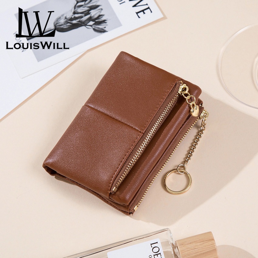 LouisWill Women's Wallet Thin Wallet Simple Fashion Purse Double Layer ...