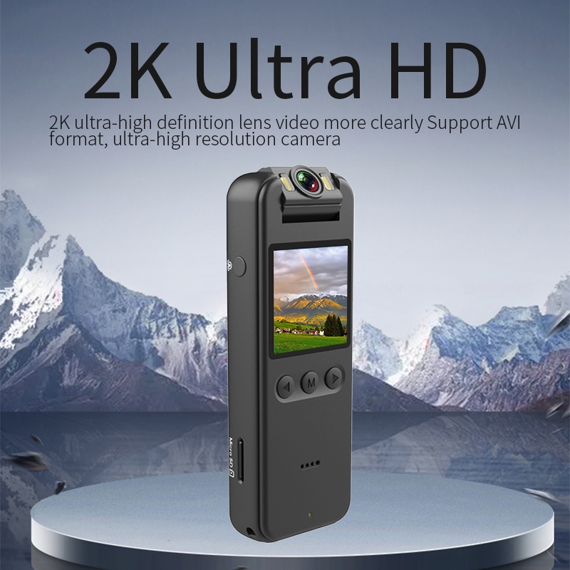 2K Mini Body Camera Portable Digital Video Camera Action Camera Night ...
