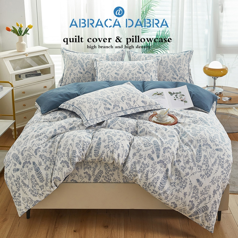 Abraca Dabra Breathable Double Yarn Quilt Cover With Zipper - Single ...