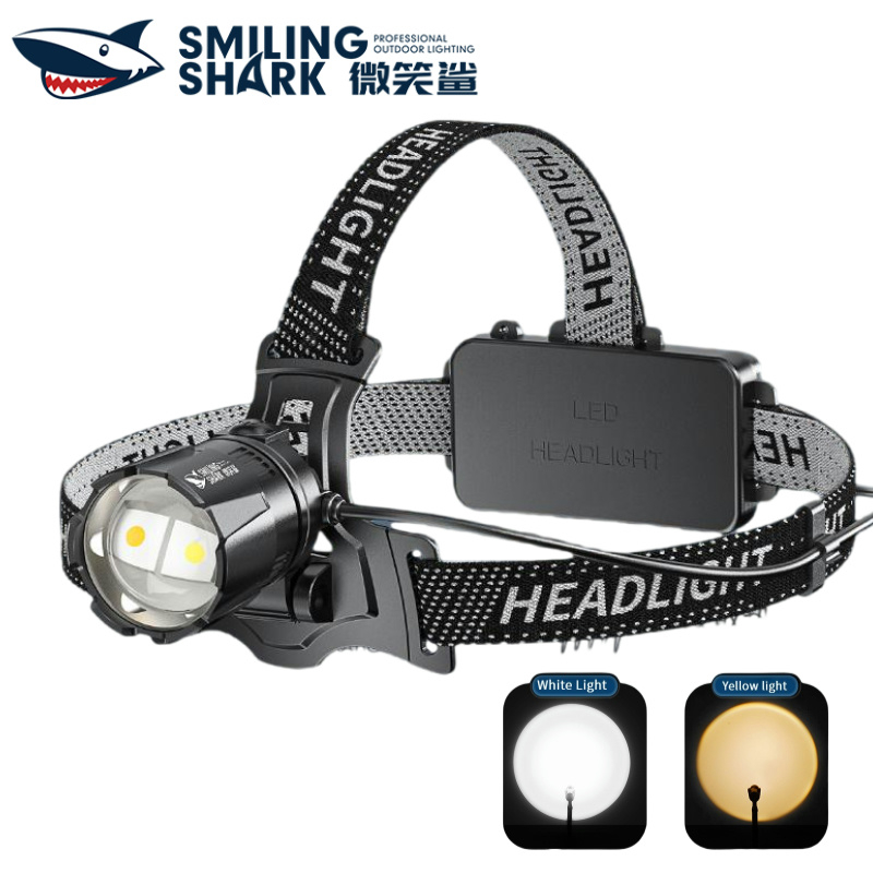 Smiling Shark TD8030 Super Bright Head Lamp M77 8400LM lampu kepala ...
