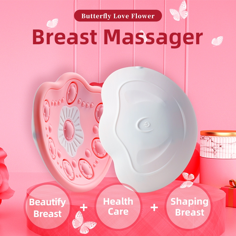 Vibrating Breast Massager Lifting Shaping LED Light Anti Sagging ...