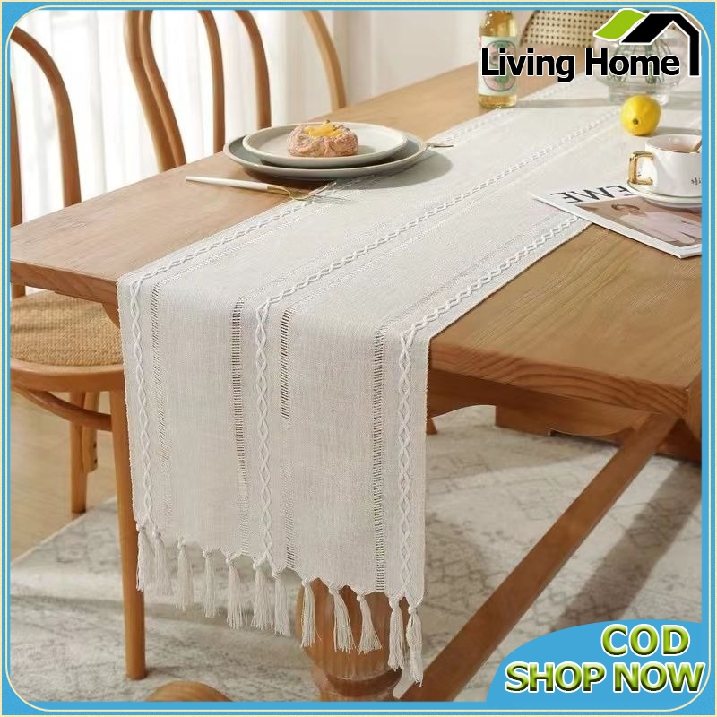 Rectangular Table Runner 4/6/8 Cover Cloth Cabinet Long Strip Table ...