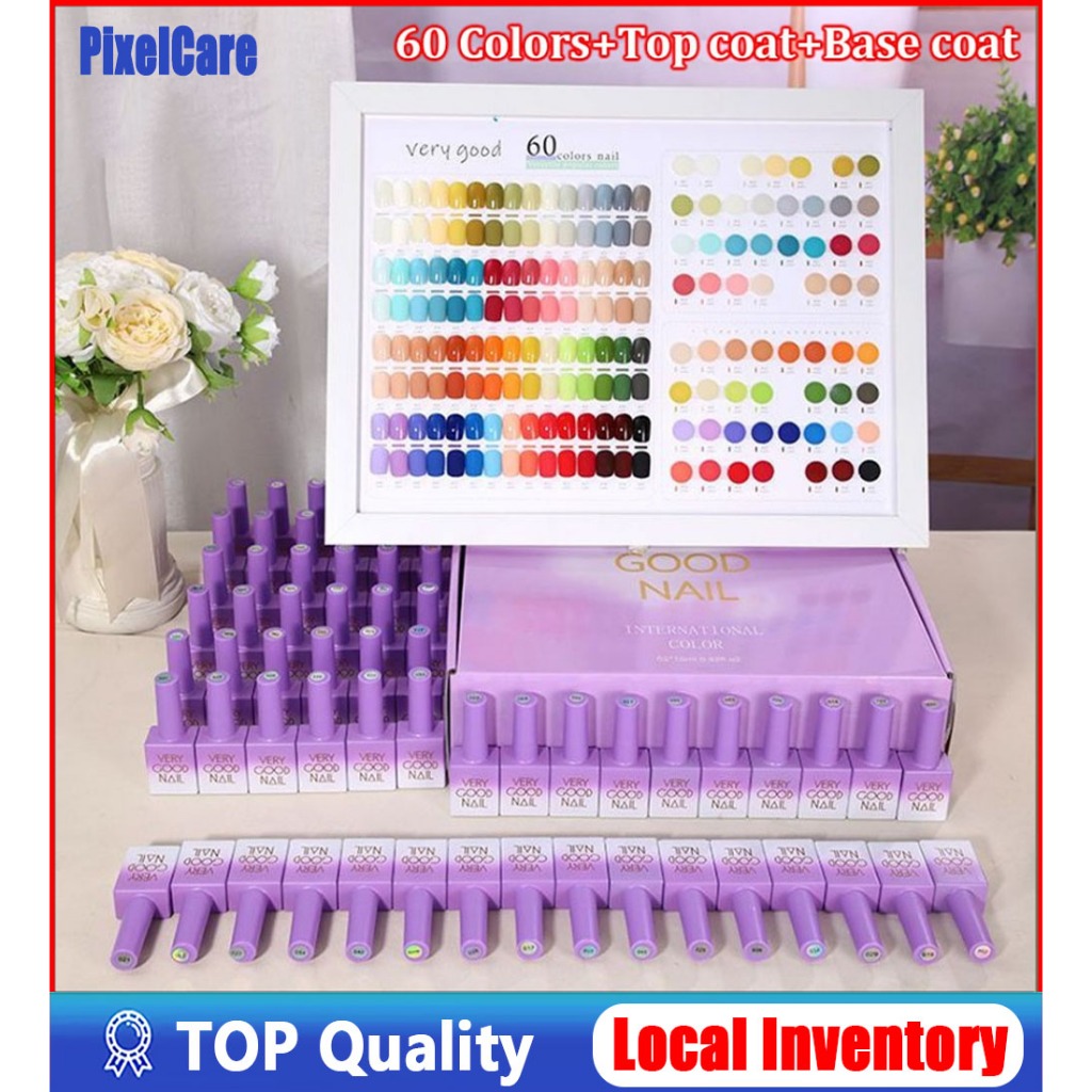 Very Good Nail Set 36-60 Colors 15ml Macaron/Cat eye/Jelly Popular ...