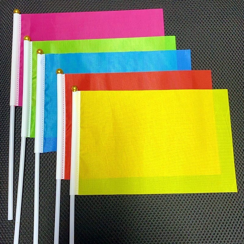 Bunting Flag Mini Solid Flags Small Square Flag Signal Flags Handheld ...