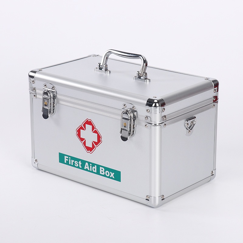 First aid kit Medical Box Empty first aid kit box aluminum medicine box ...