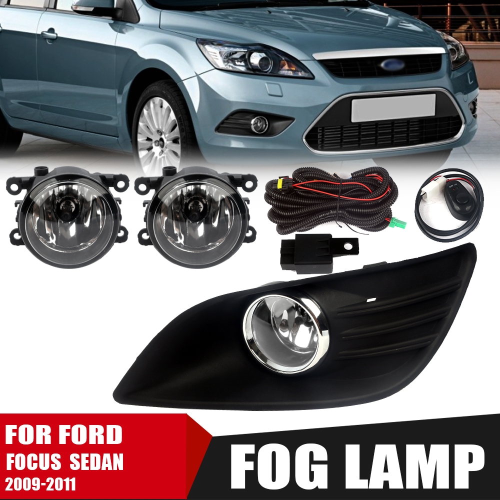 Front Bumper Fog Lamp UpgradeKit FOR Ford FOCUS SEDAN 2009 2010 2011 ...