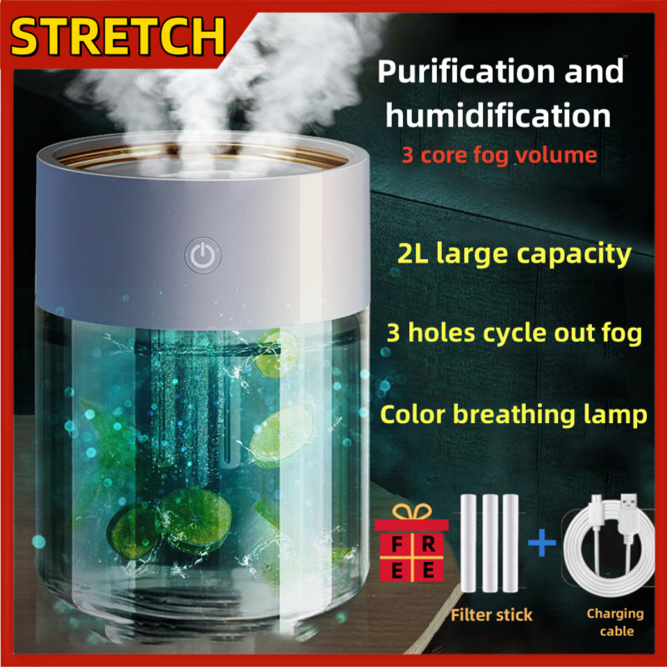 Air Humidifier Household Large Volume Humidifier USB Silent Spray ...