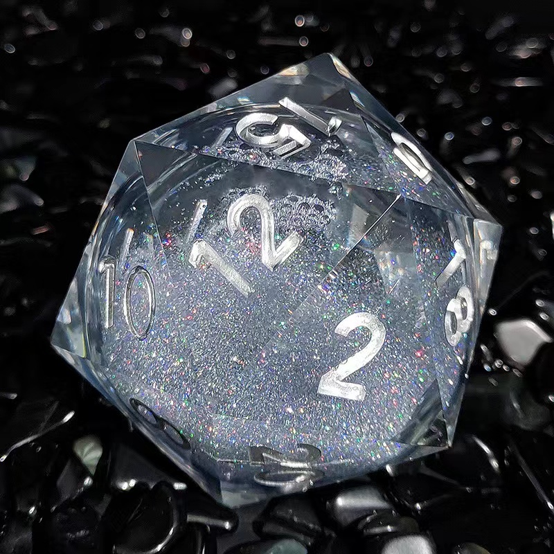 D20 Single Dice 55mm, 20 Sided DND Dice, Jumbo D20 D&D Polyhedral Dice ...